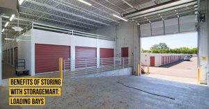 Benefits of Storing with StorageMart: Loading Bays